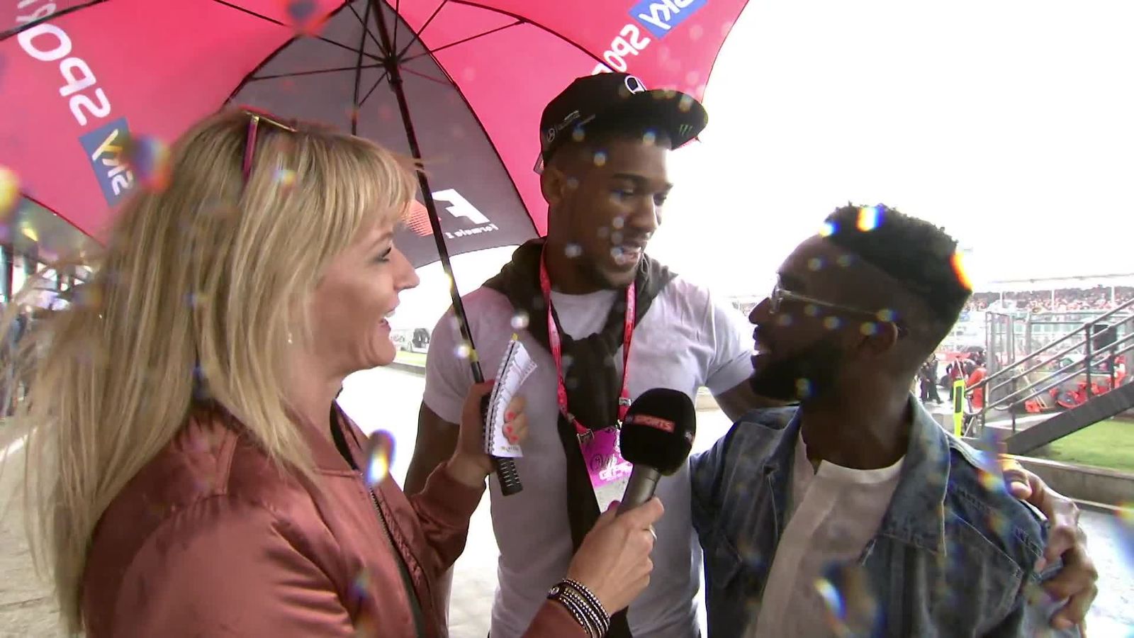 AJ & Tinie Tempah trackside | F1 News | Sky Sports