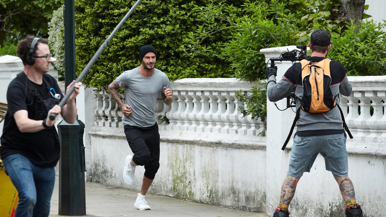 Behind the scenes on Sky Sports' new Premier League advert with David ...