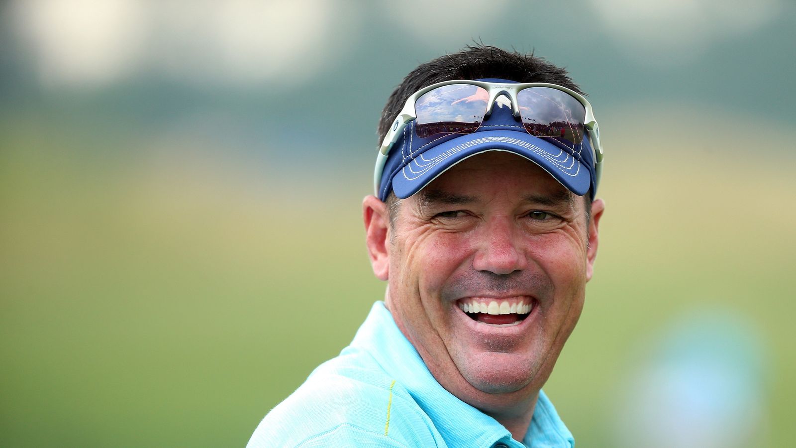 2002 PGA champion Rich Beem celebrates making the cut at Baltusrol ...