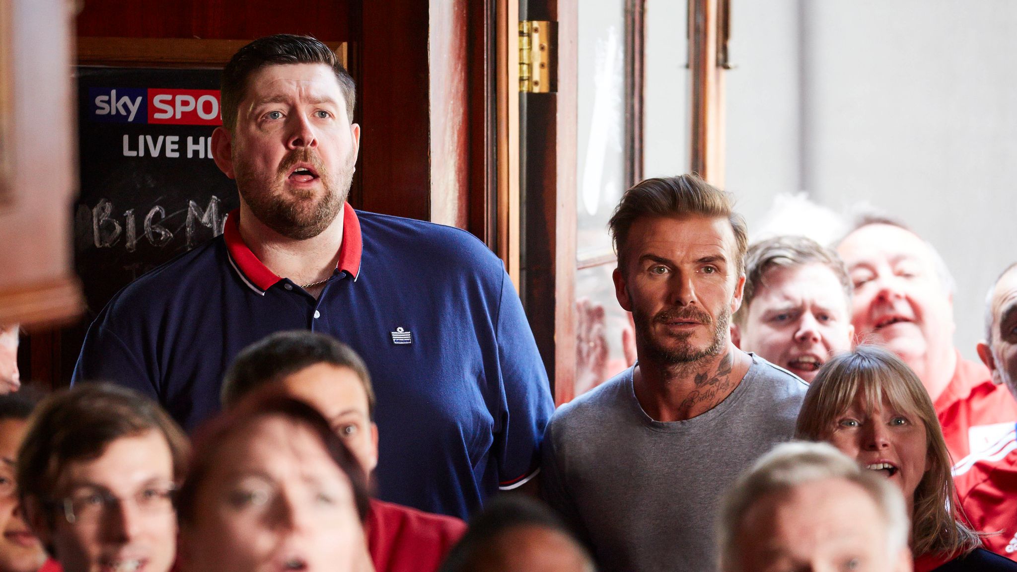 Behind the scenes on Sky Sports' new Premier League advert with David ...