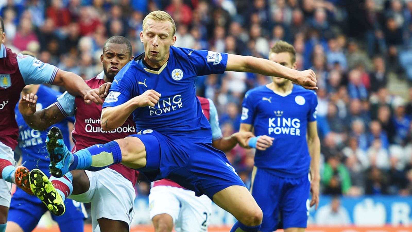 Aston Villa sign Ritchie De Laet from Leicester on a three-year ...