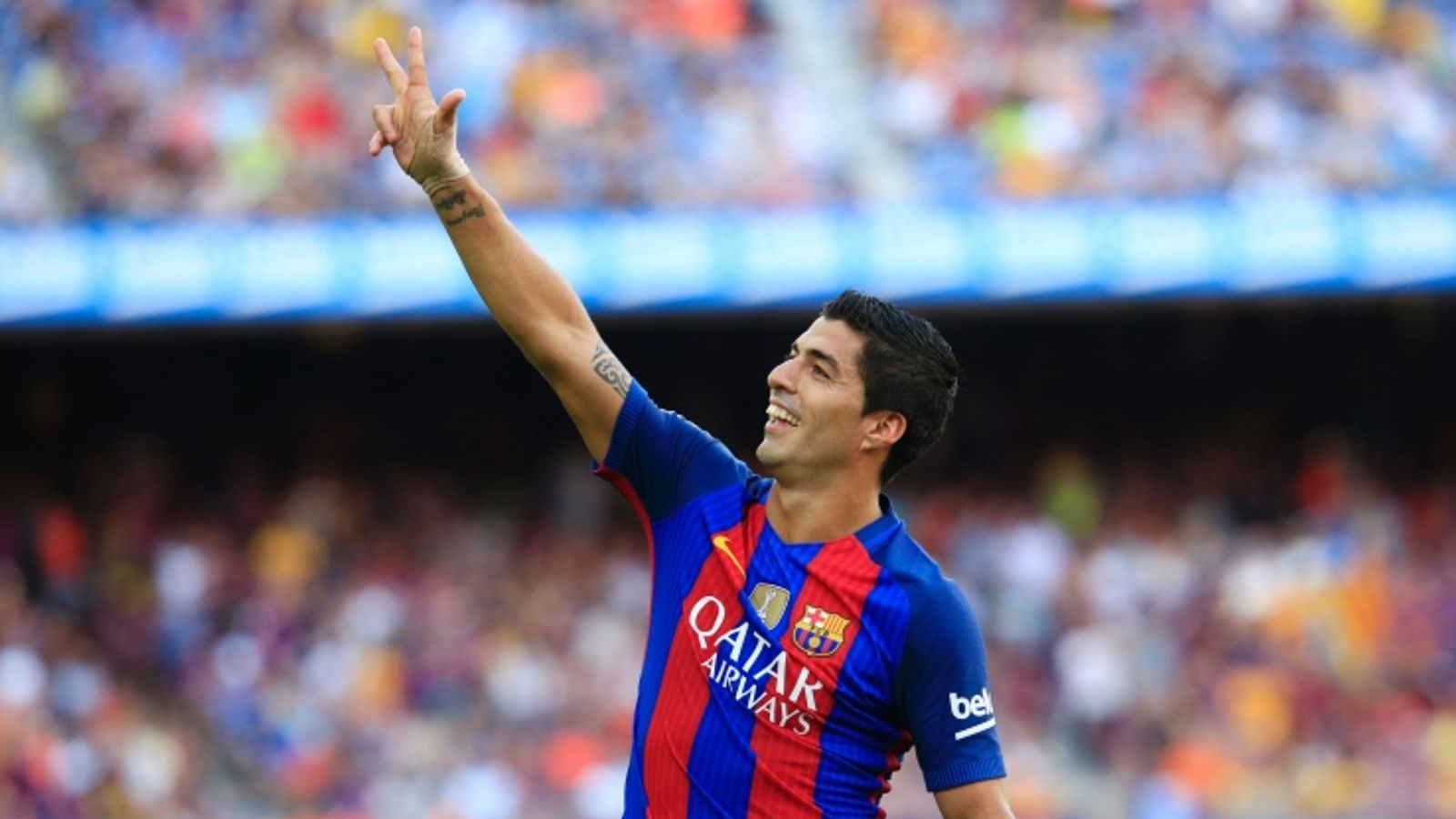 WATCH: Luis Suarez's hat-trick as Barcelona thrash Real Betis ...