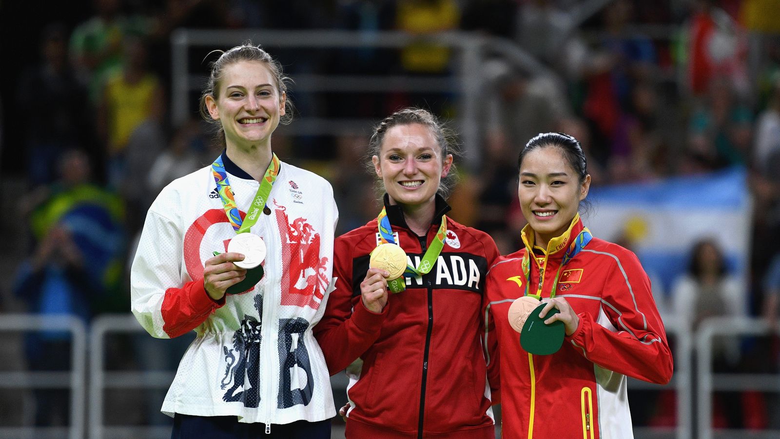 Team GB's Bryony Page wins silver medal in Olympics trampoline ...