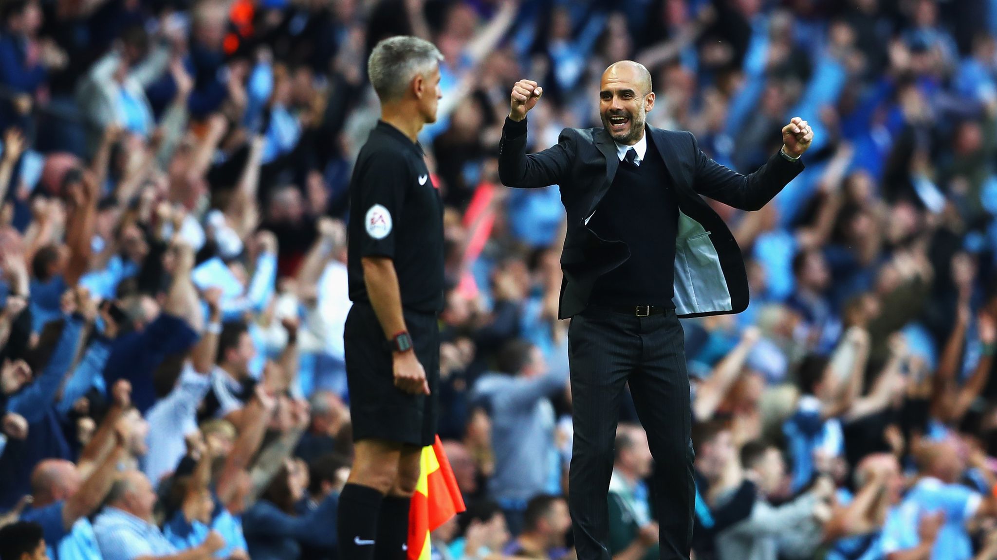 Exclusive: Pep Guardiola insists he won't sacrifice style at Manchester ...