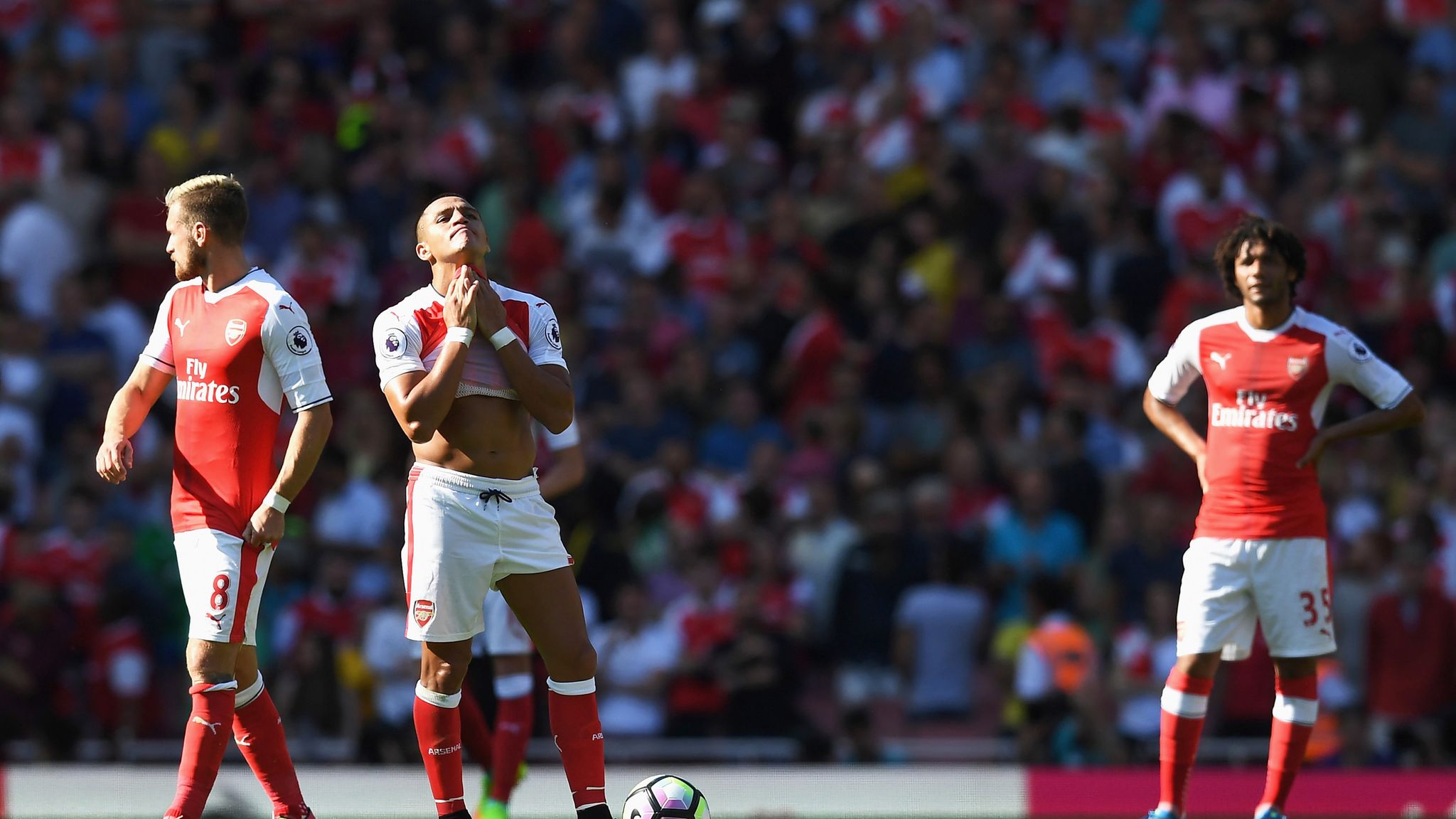 Arsenal lose ground on rivals with opening-day defeat at home to ...