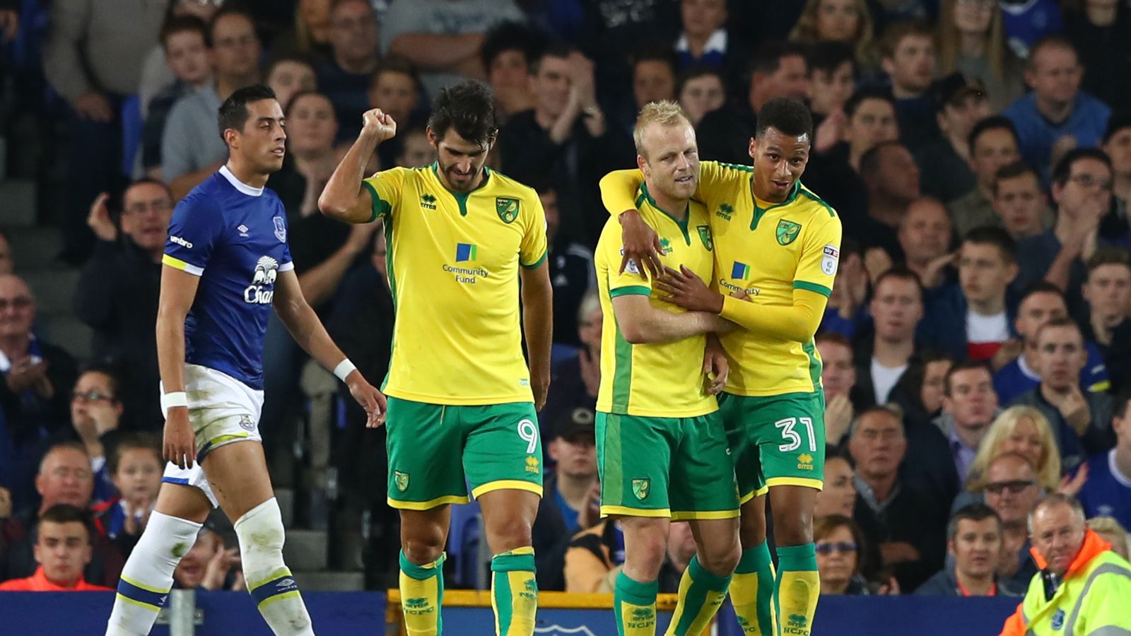 Everton 0-2 Norwich: Steven Naismith scores on return to Goodison to ...
