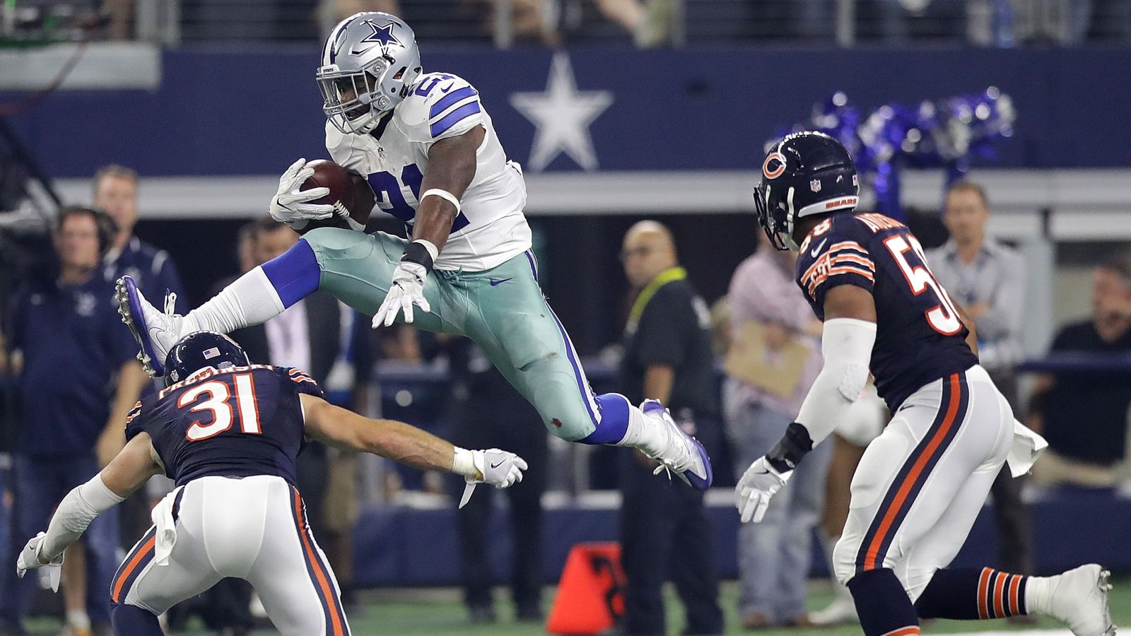 Ezekiel Elliott and Deion Jones star in best runs of NFL week three ...