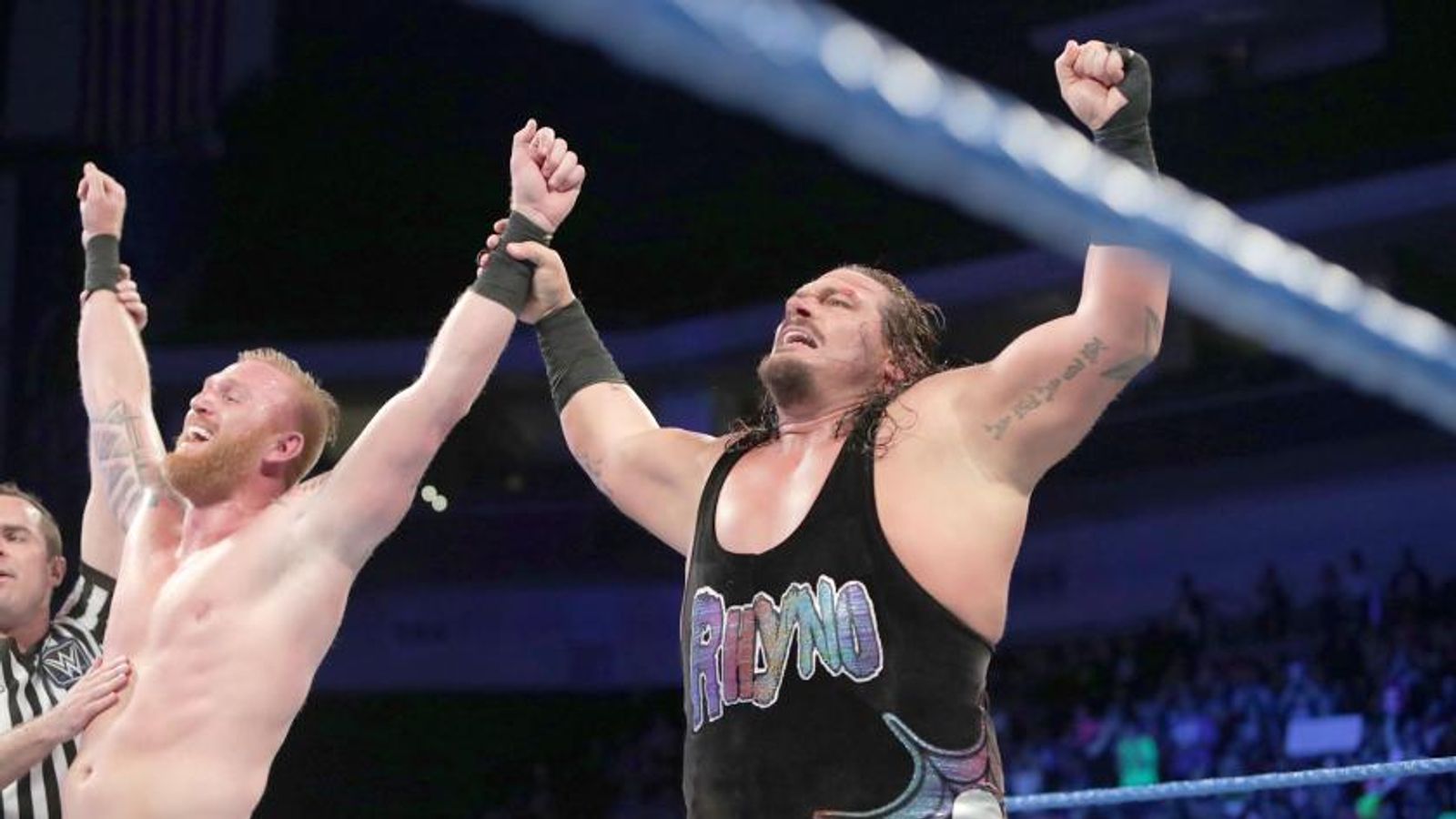 WWE Smackdown: Heath Slater and Rhyno reach Tag Tournament final | WWE ...