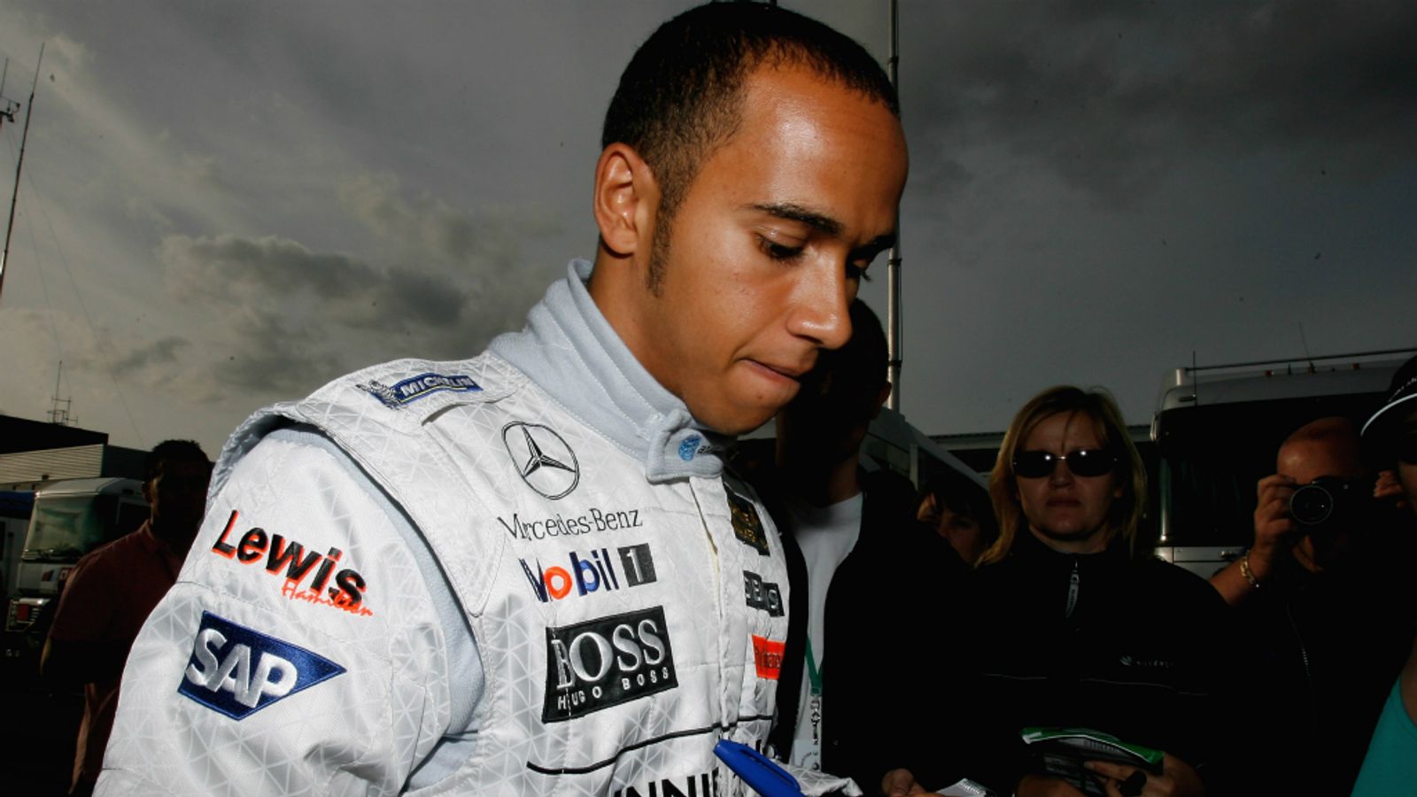 Lewis Hamilton's first full F1 test: 10 years on from his big ...