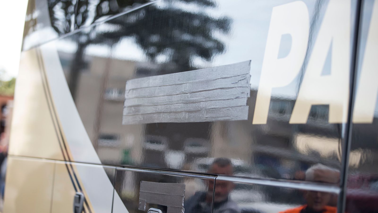 Rangers assist police with enquiries after team bus is vandalised ...