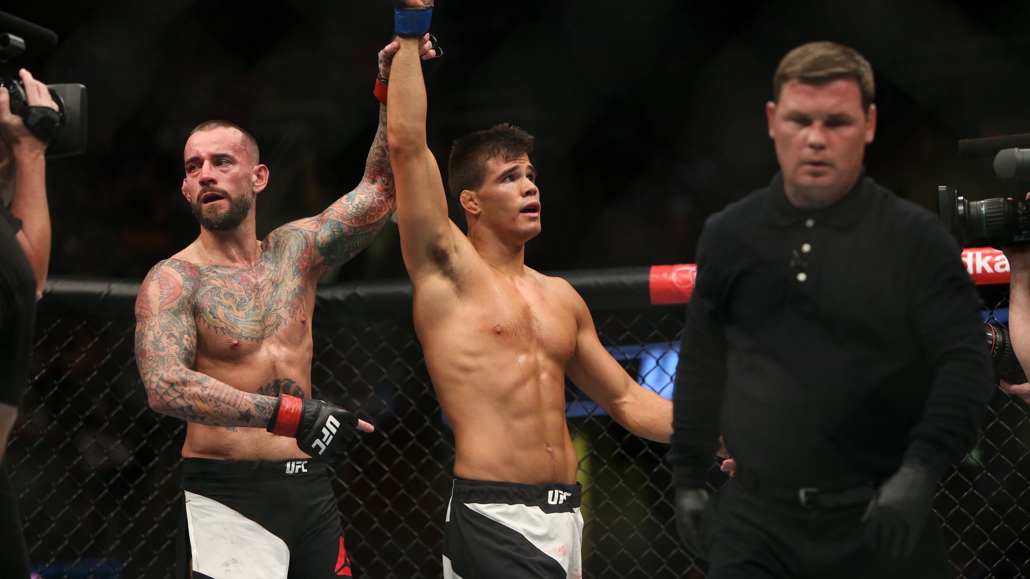 UFC 203: CM Punk defeated by Mickey Gall on debut | WWE News | Sky Sports