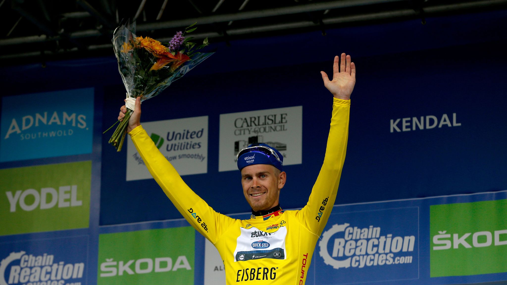 Tour of Britain: Julien Vermote beats Steve Cummings on stage 2 ...