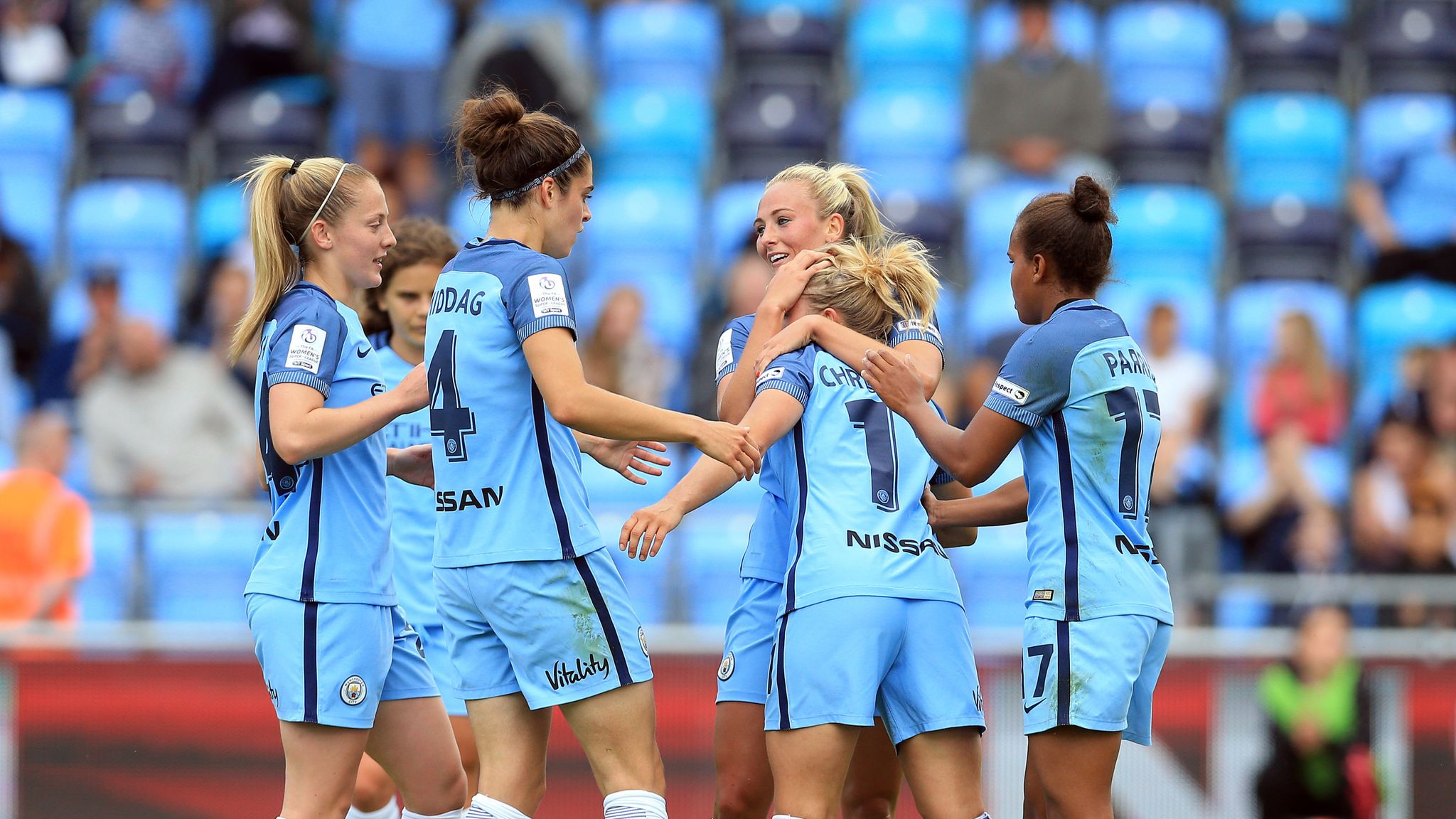 Manchester City Women close on FA WSL 1 title with win over Arsenal ...