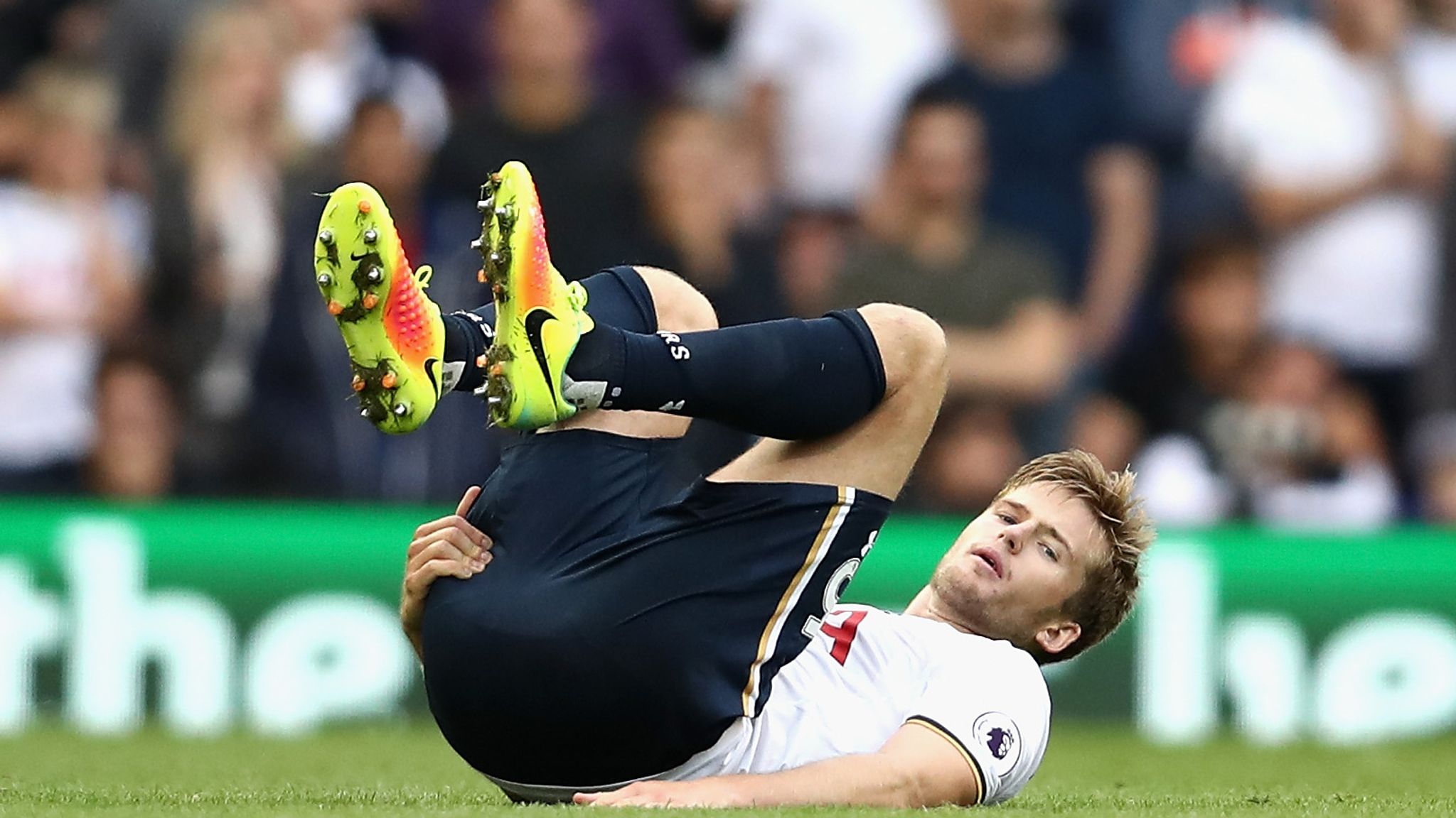 Tottenham's Harry Kane leaves White Hart Lane on crutches | Football ...