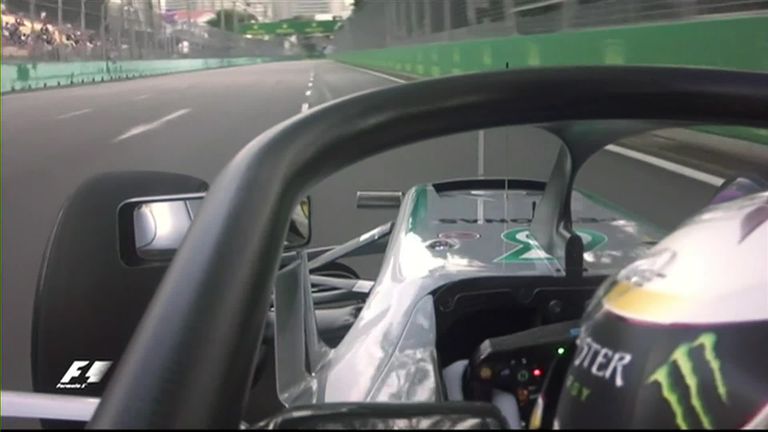 Driver’s eye view of the Halo | Video | Watch TV Show | Sky Sports