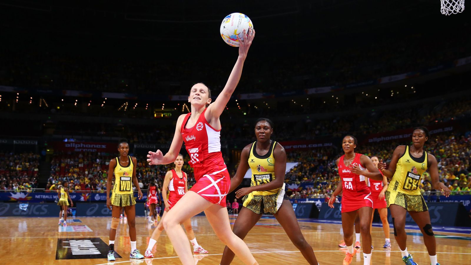 England Roses win against Jamaica to level Netball international series ...