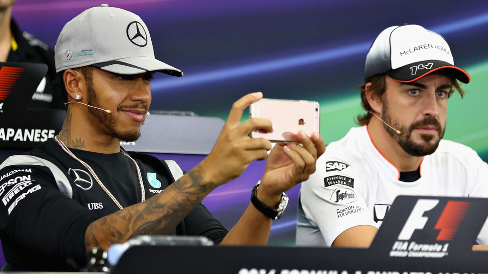 Fernando Alonso and Jenson Button debate Lewis Hamilton-Nico Rosberg ...