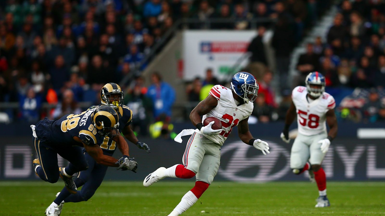WATCH: Landon Collins scores Twickenham TD off interception | NFL News ...
