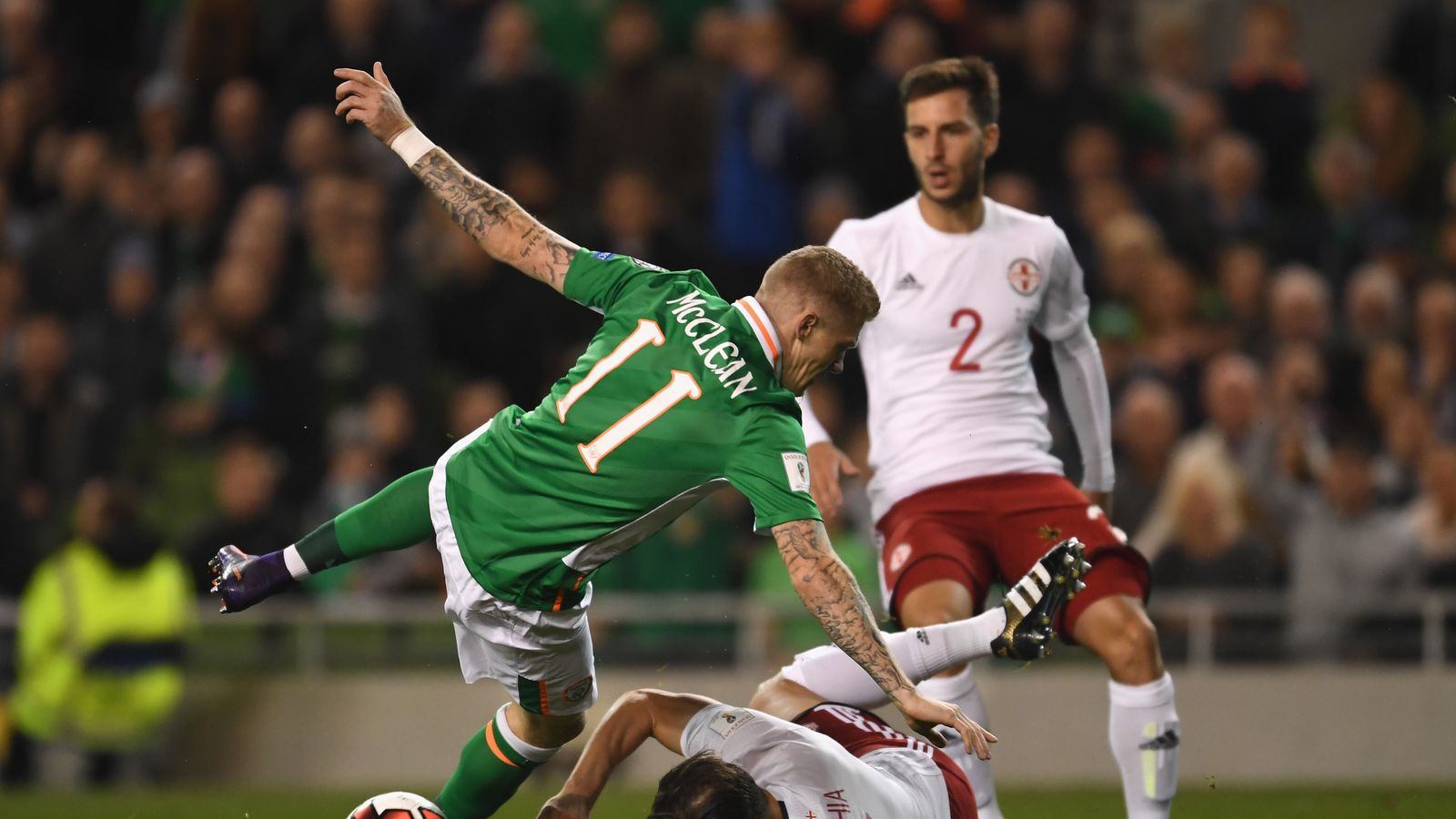 Republic of Ireland 1-0 Georgia: Seamus Coleman earns hosts narrow win ...