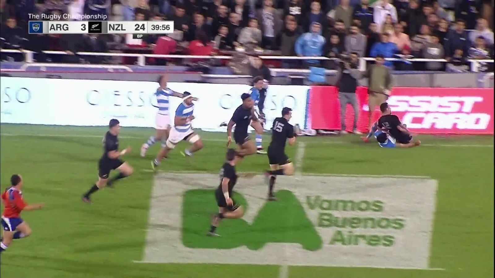 All Blacks score stunning try from restart | Sky Sports