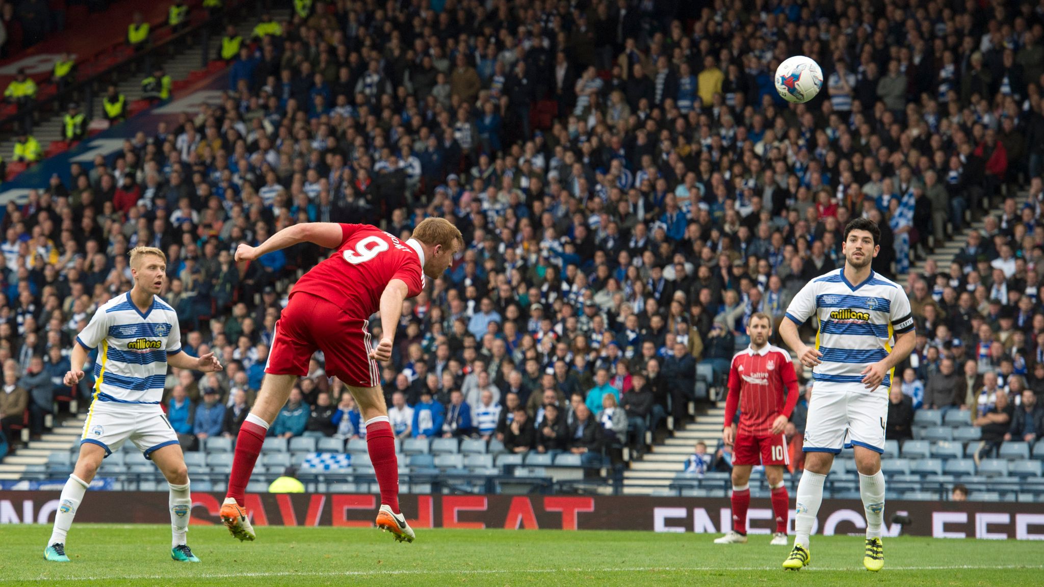 Adam Rooney scores as Aberdeen reach Scottish League Cup final ...