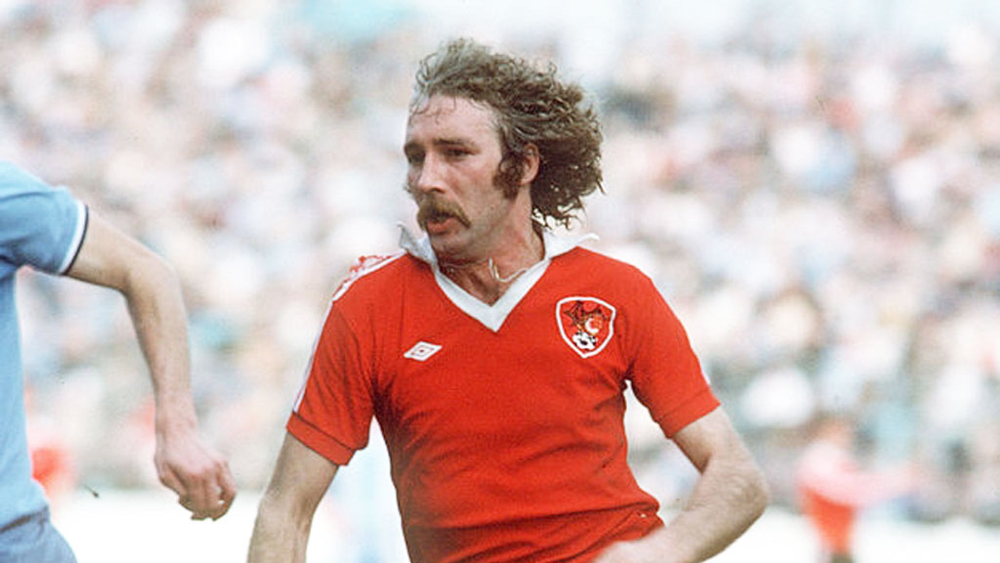 Former Bristol City and Manchester City midfielder Gerry Gow passes ...