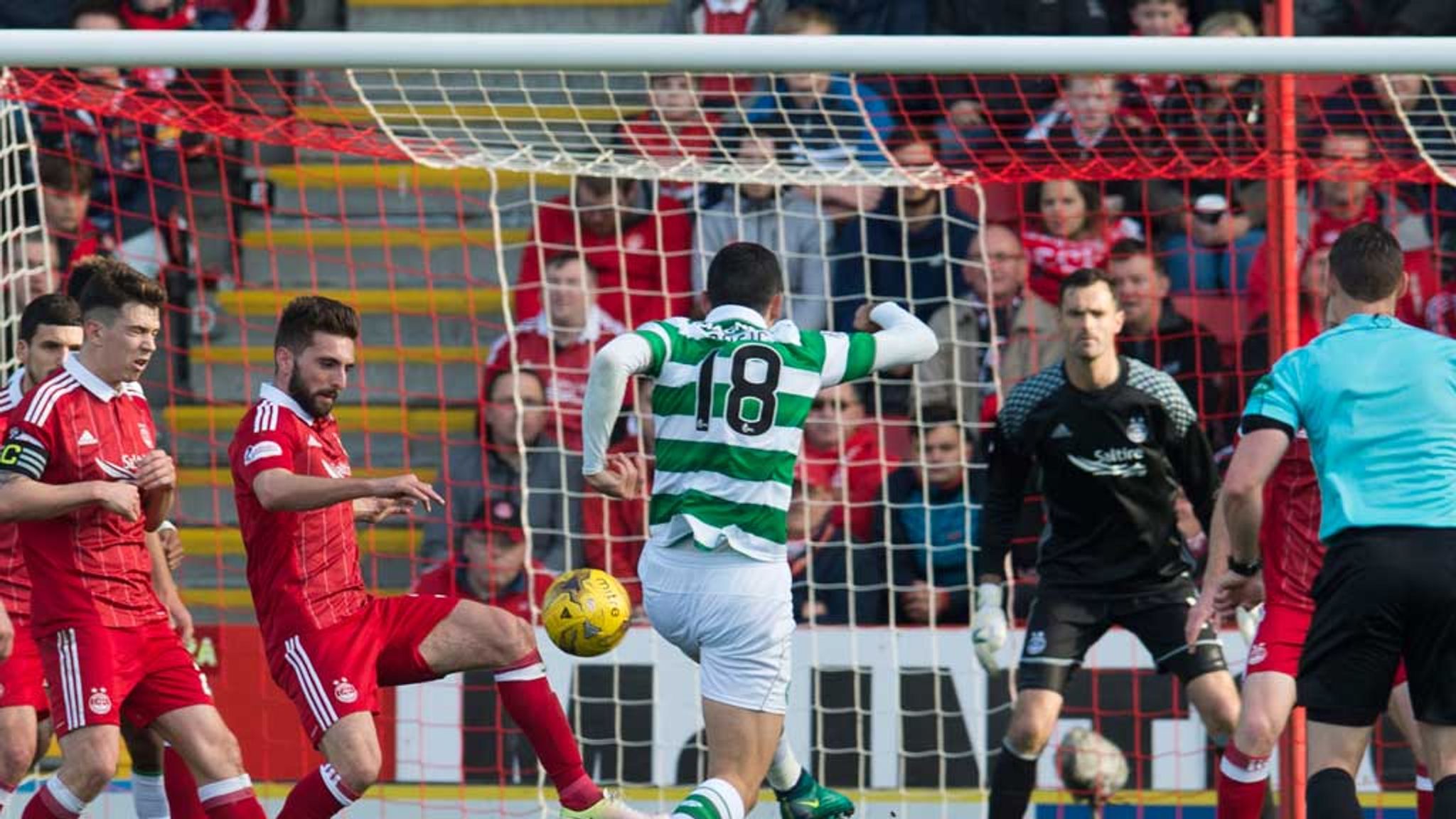 Aberdeen 0-1 Celtic: Tom Rogic extends Hoops advantage | Football News ...
