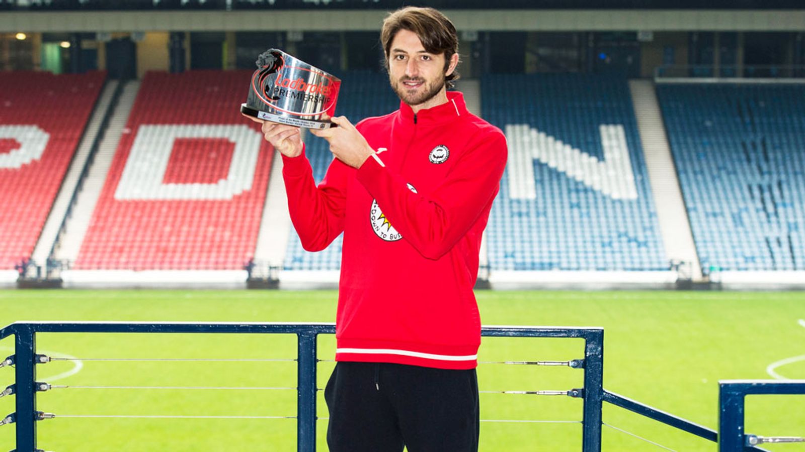 Partick's Adam Barton is October's Premiership Player of the Month ...