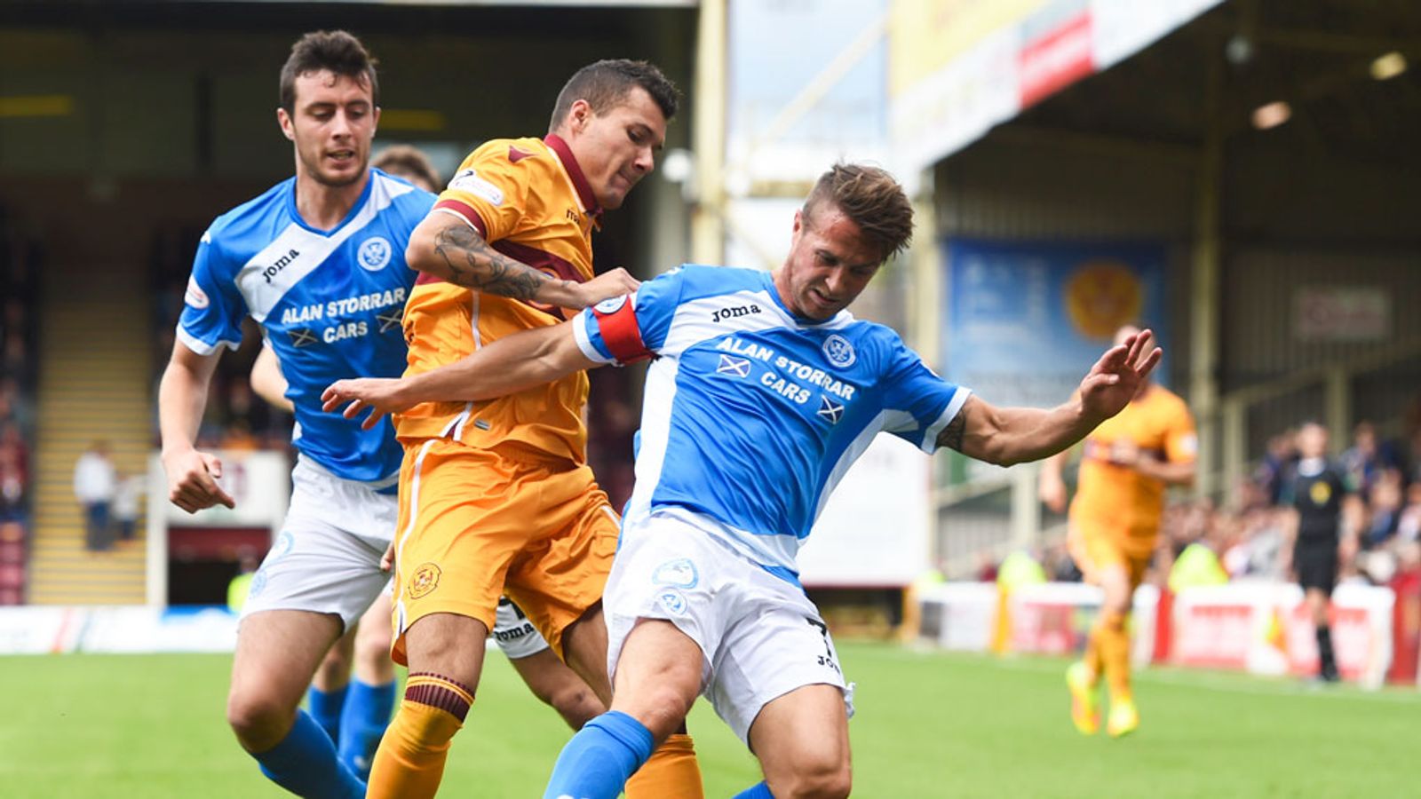 St Johnstone midfielder Chris Millar is ruled out for a month with ...