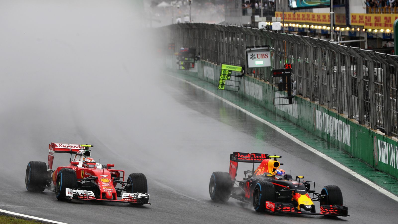 WATCH: The best action and tension of F1 in the rain | F1 News | Sky Sports