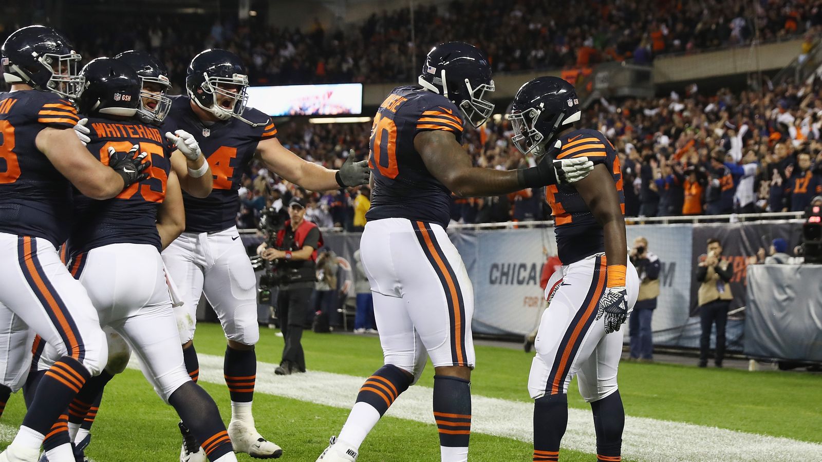 Jordan Howard makes a 69-yard run for the Chicago Bears | NFL News ...