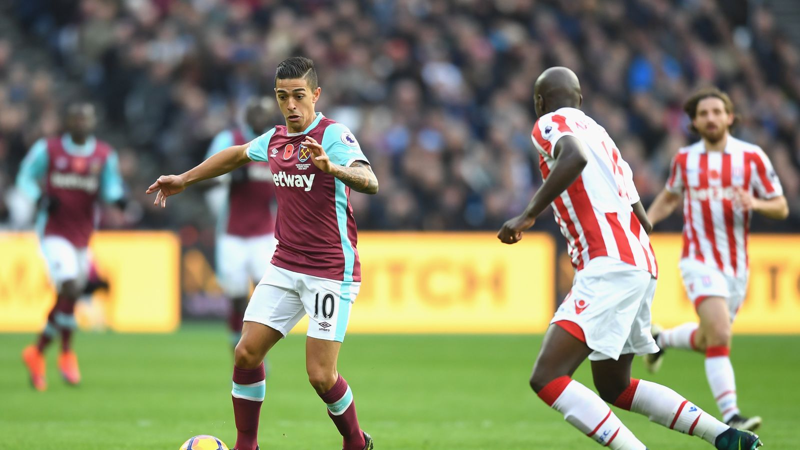 Match in a minute: West Ham 1-1 Stoke | Football News | Sky Sports