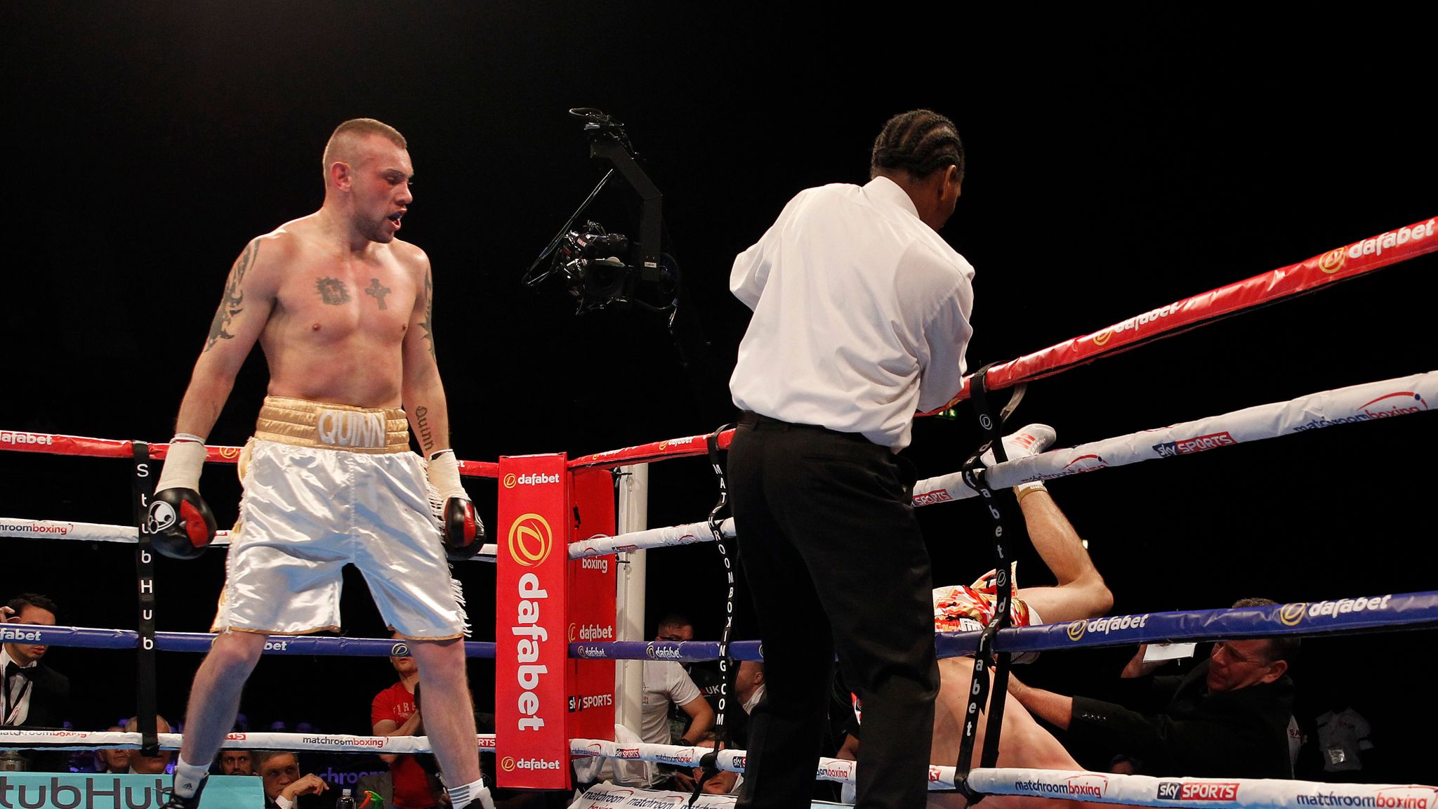 Jake Ball suffered a stunning knockout defeat at Wembley Arena on ...