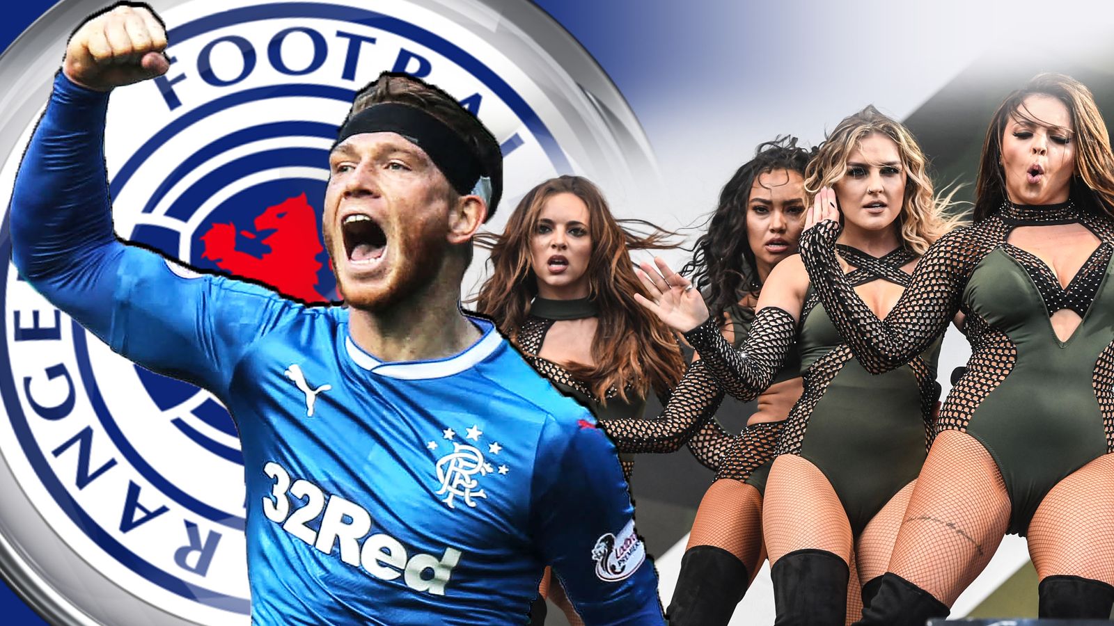 Rangers versus Little Mix for Christmas No 1 | Football News | Sky Sports