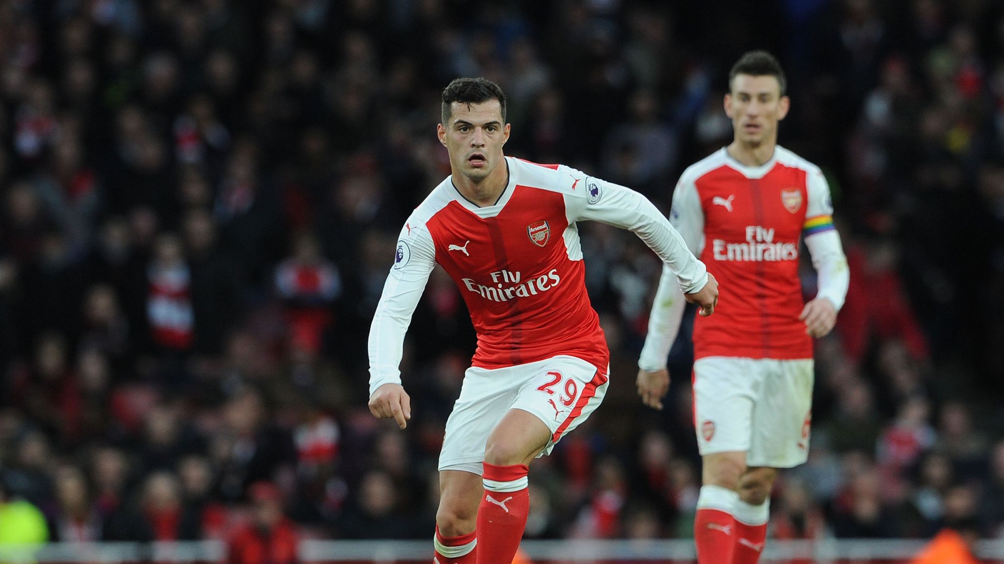 Arsenal's Granit Xhaka vows not to curb aggressive style of play ...