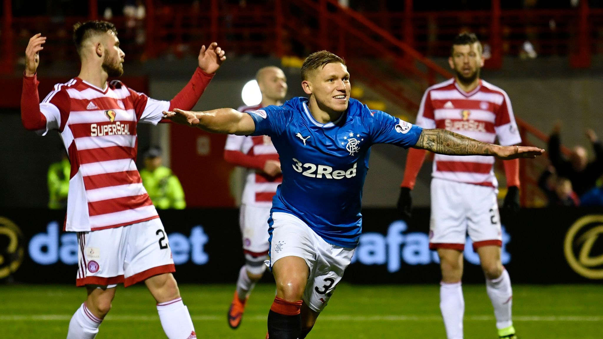 Rangers striker Martyn Waghorn desperate to start against Celtic ...