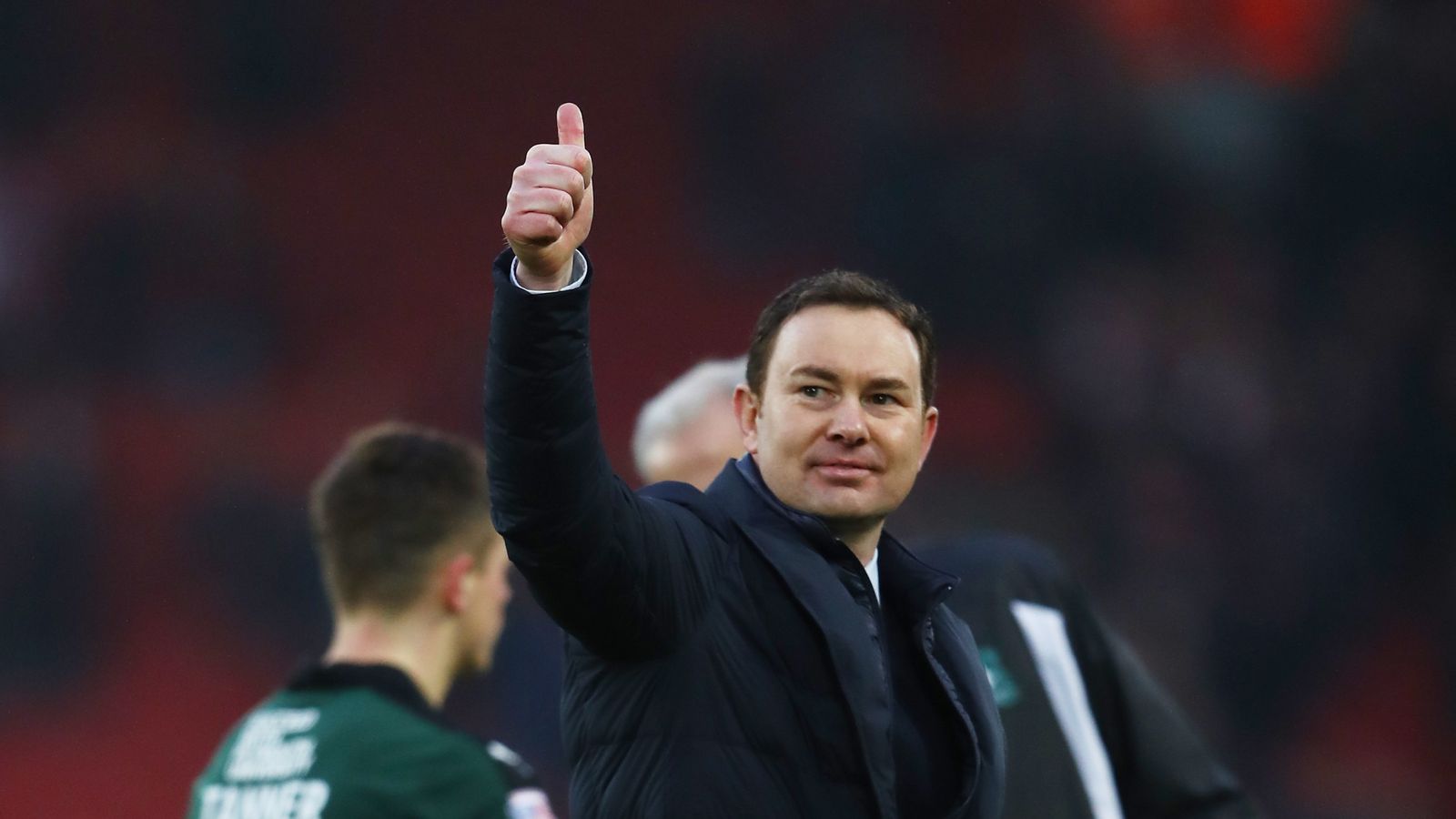 Plymouth boss Derek Adams hails defensive display at Liverpool ...