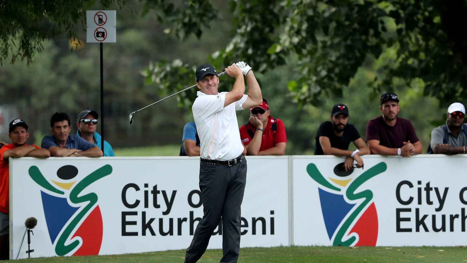 Sir Nick Faldo impresses with a two-under 70 on day one in South Africa ...