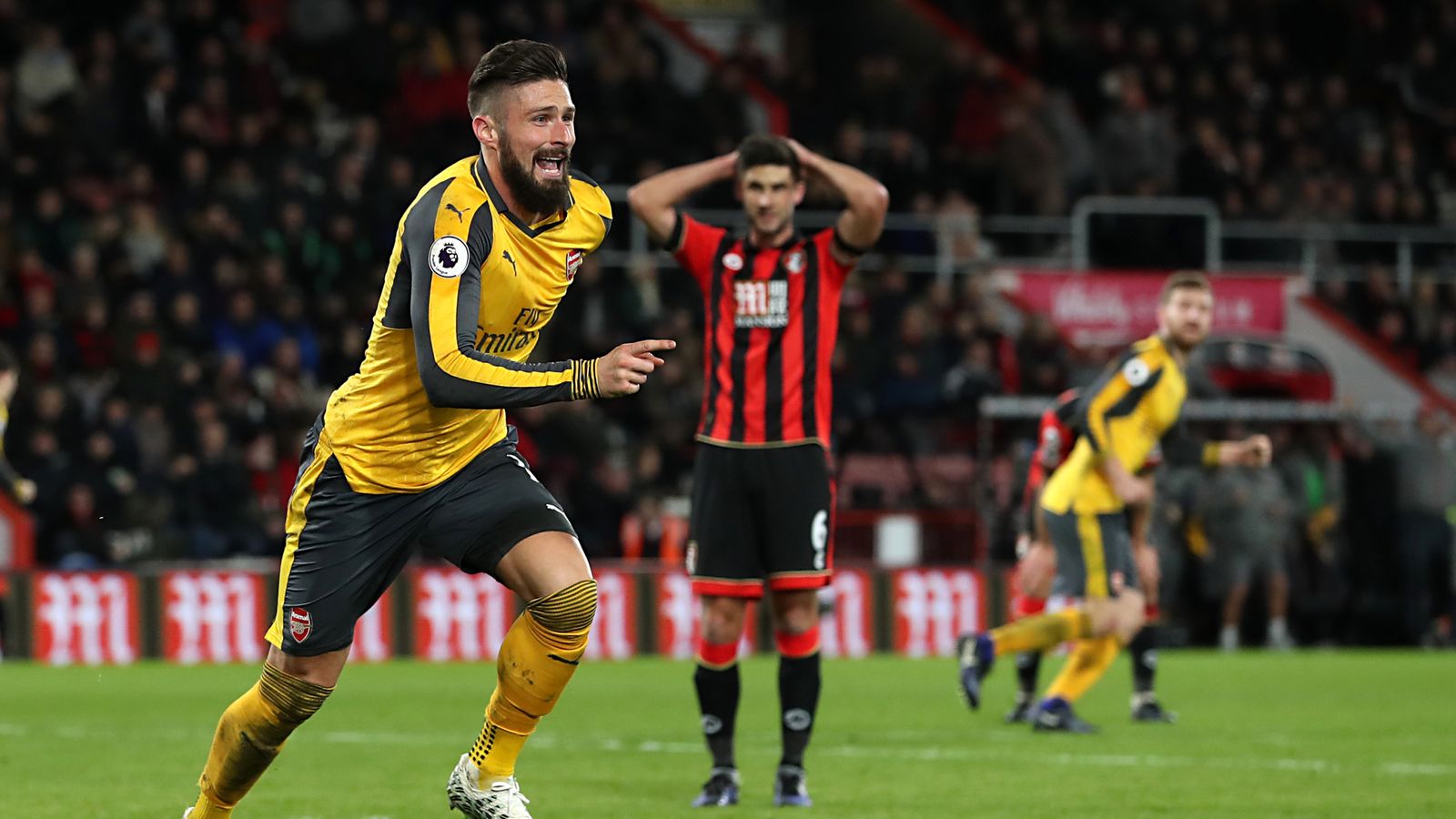 Bournemouth 3-3 Arsenal: Gunners fight back from 3-0 down to claim ...