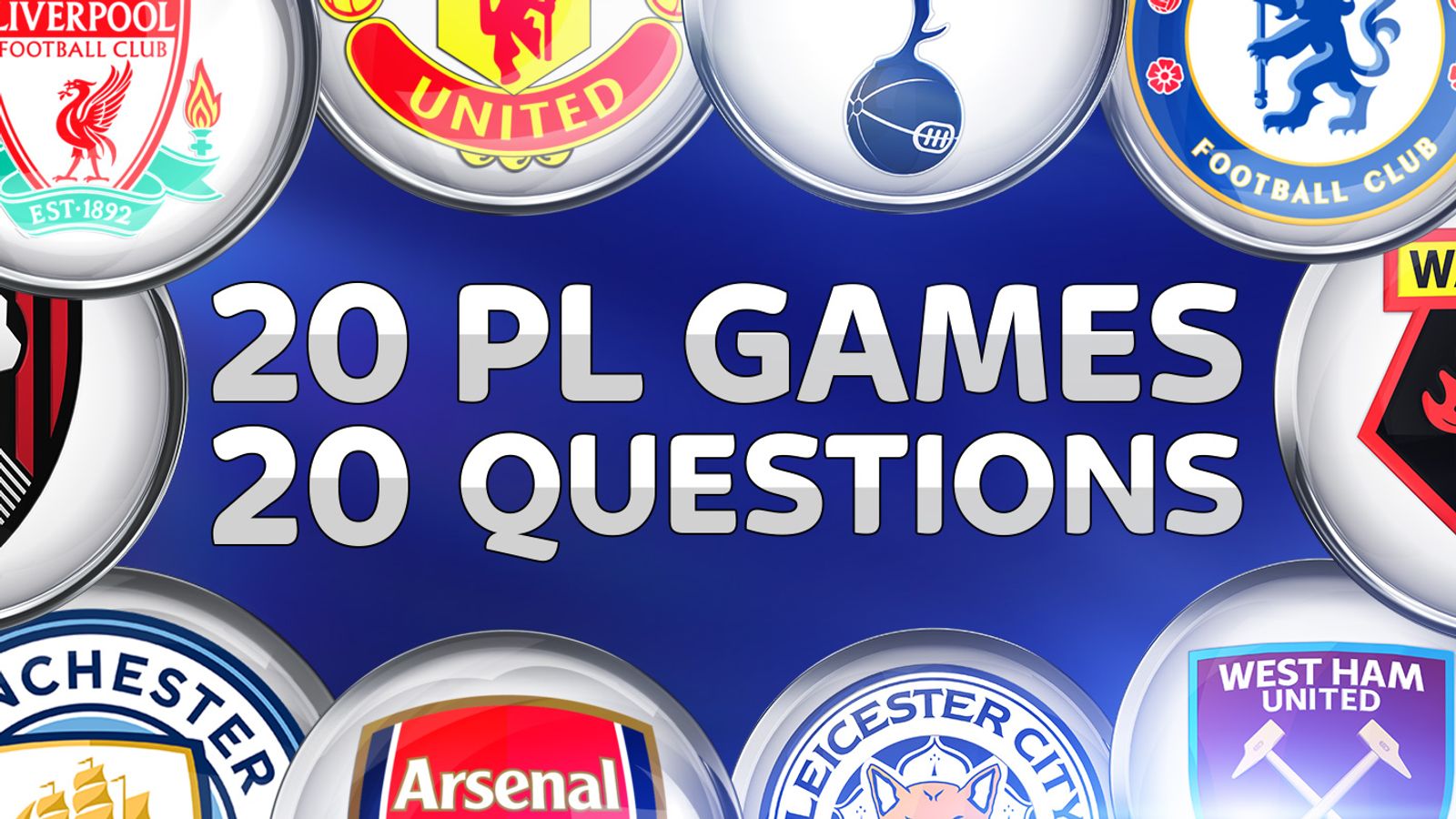 QUIZ: 20 Premier League games, 20 questions | Football News | Sky Sports