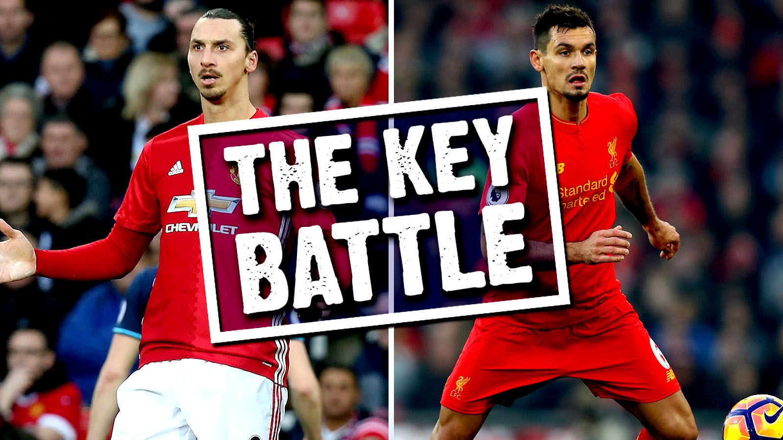 Zlatan Ibrahimovic v Dejan Lovren: The key battle in Manchester United ...