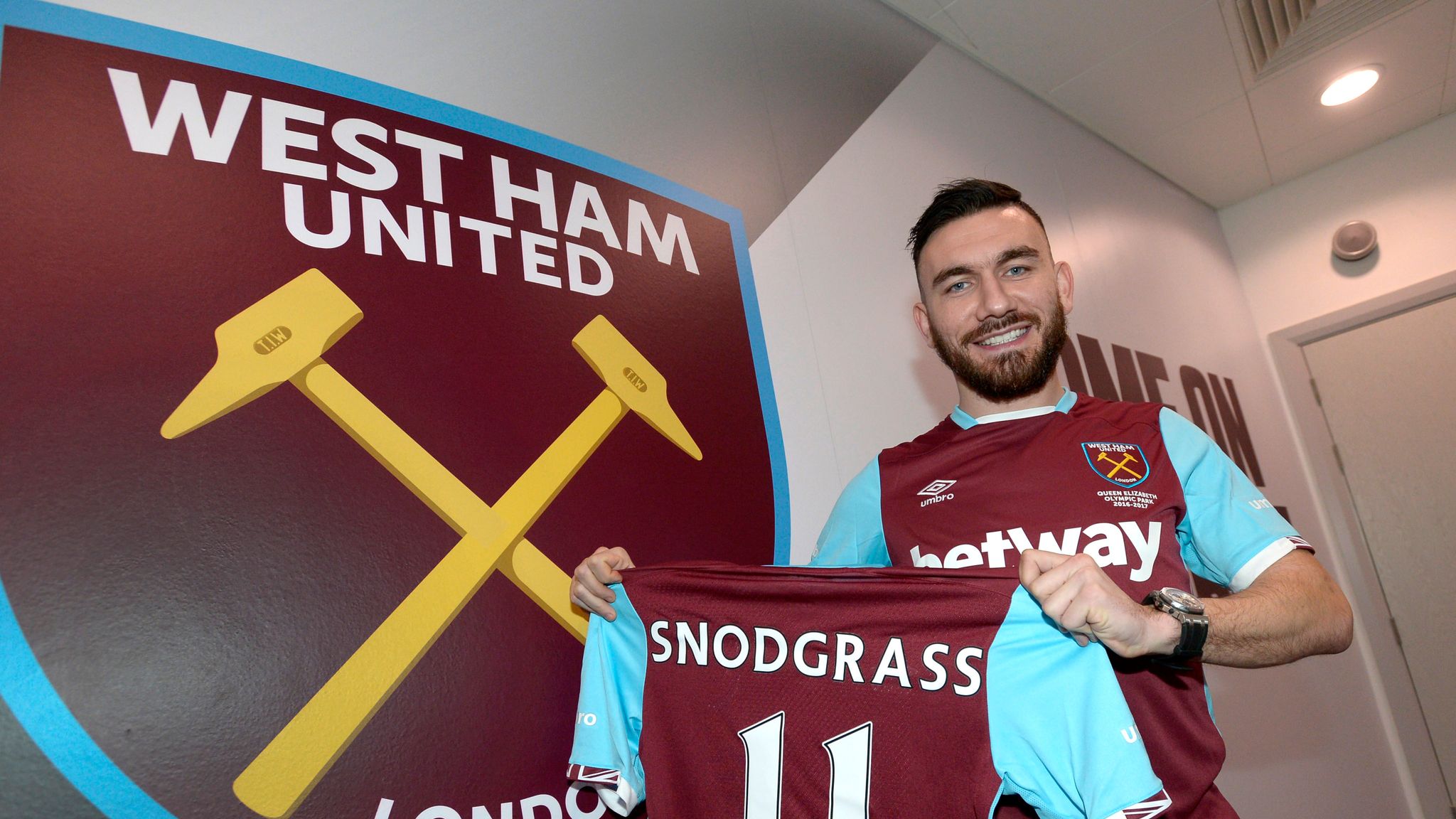 West Ham complete £10.2m signing of Robert Snodgrass from Hull ...