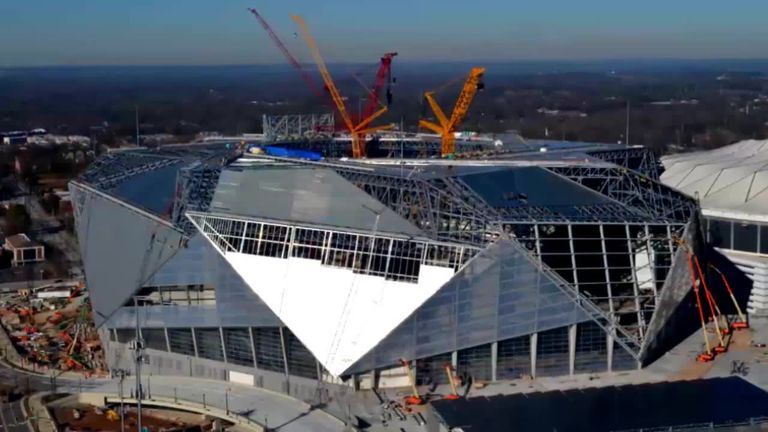 Making of the Mercedes-Benz Stadium | Video | Watch TV Show | Sky Sports