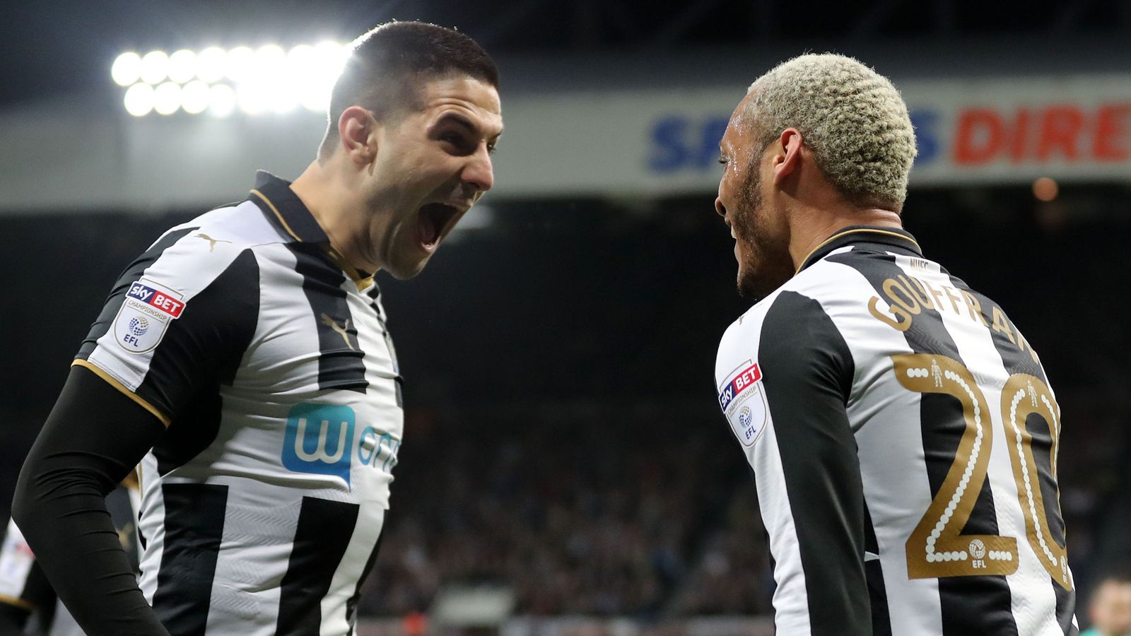 Newcastle forward Aleksandar Mitrovic looking to keep his cool against ...