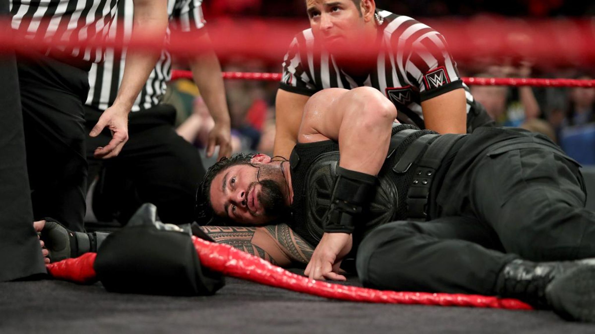 WWE Raw: Braun Strowman and Roman Reigns collide in Green Bay | Snooker ...