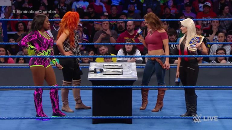 WWE: Smackdown women face off | Video | Watch TV Show | Sky Sports