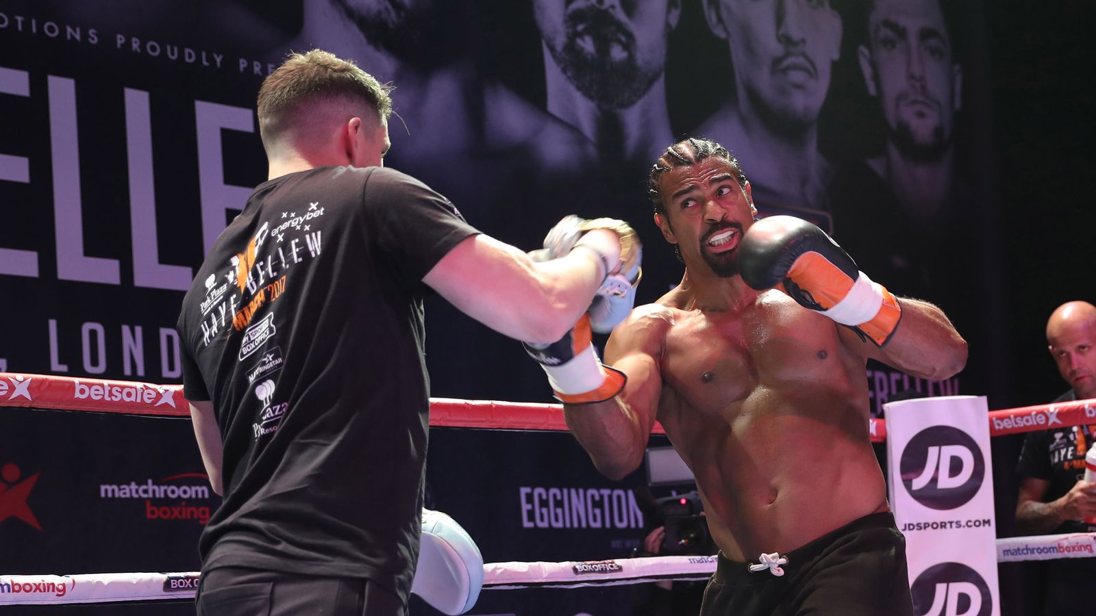 Haye vs Bellew: David Haye kept us waiting at Wednesday's workout but ...