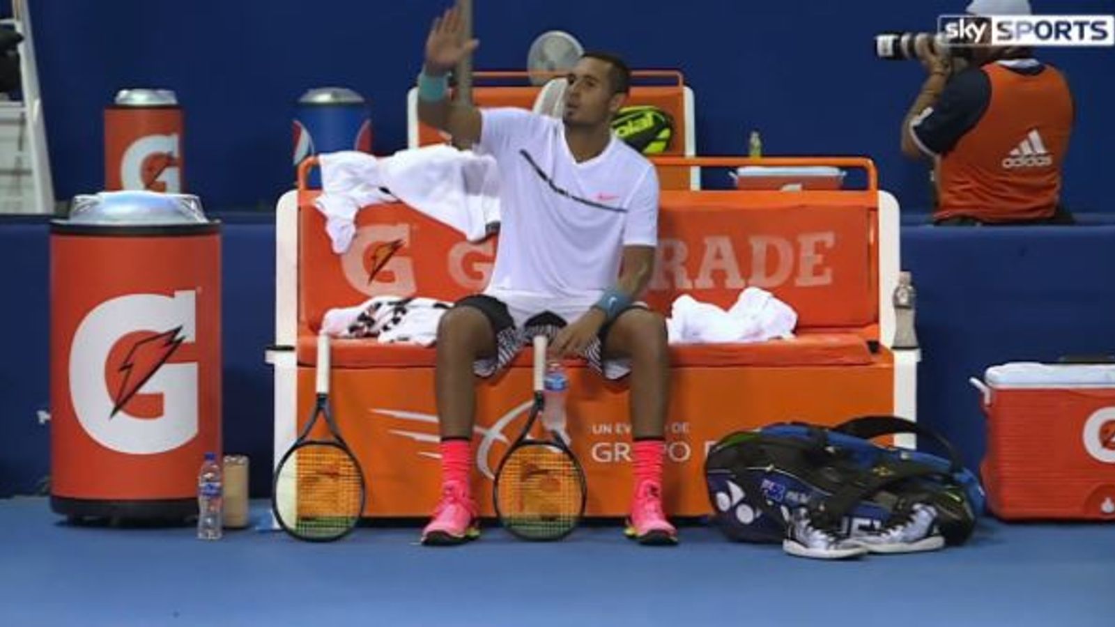 WATCH: Nick Kyrgios' angry exchange with Dudi Sela and fans | Tennis ...