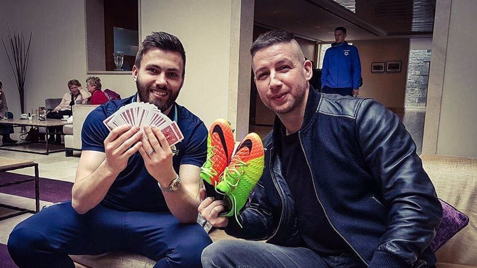 Rodd Hogg entertains Northern Ireland players ahead of crunch clash ...