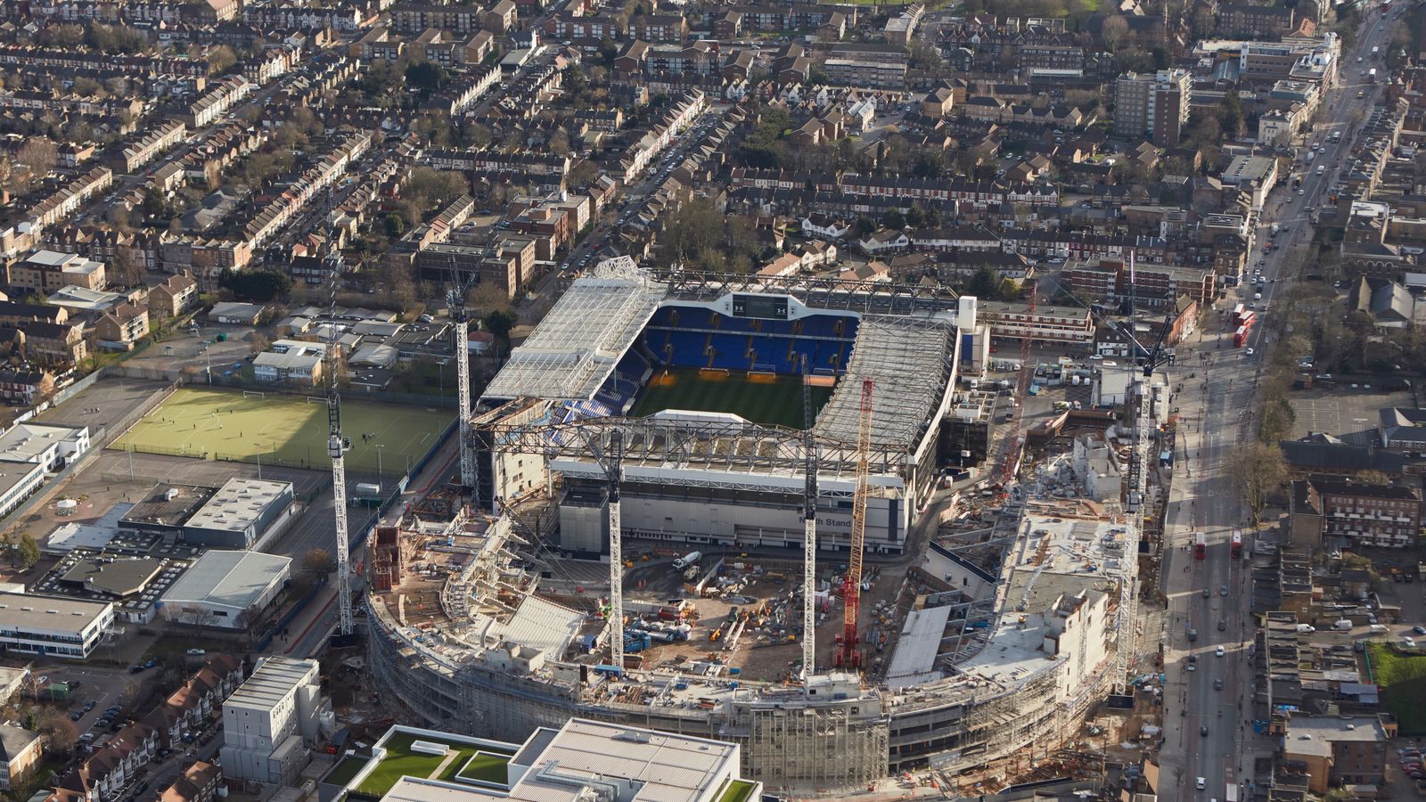 Tottenham make new images of progress of stadium construction available ...